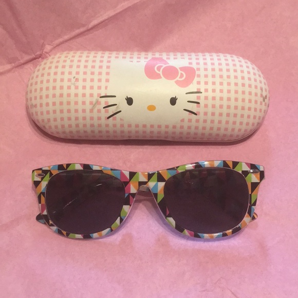 Hello Kitty | Accessories | Hello Kitty Case With Sunglasses | Poshmark